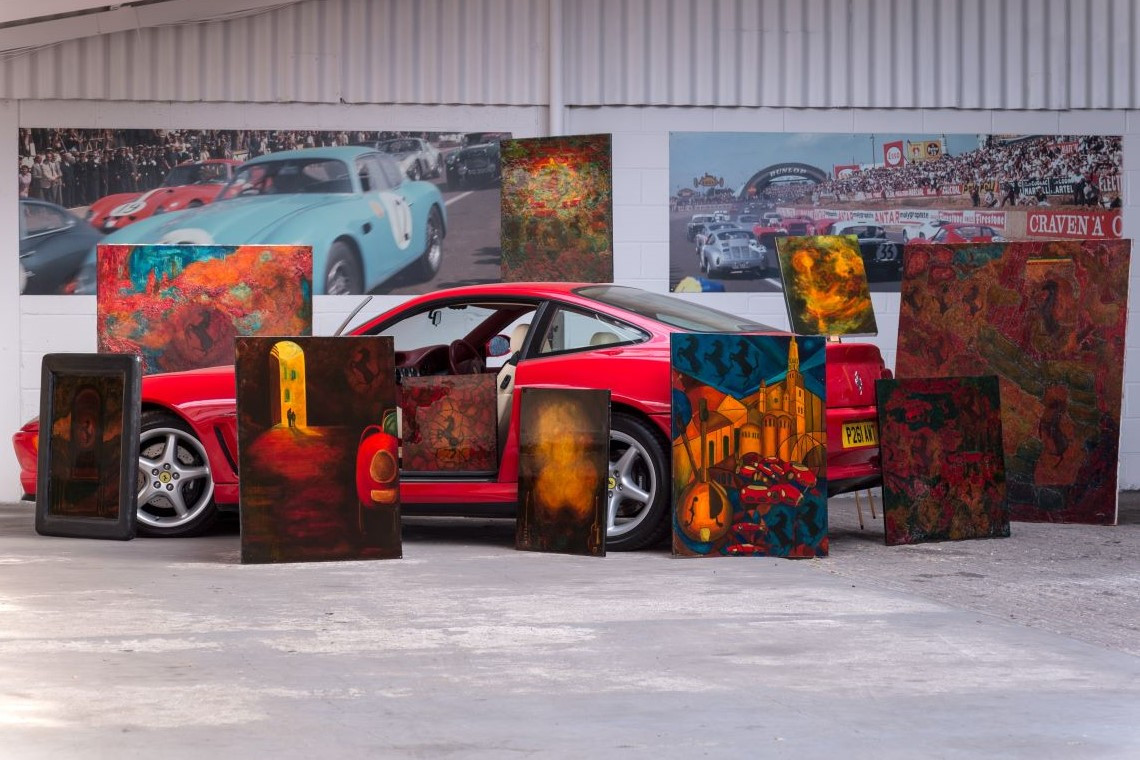 Chris Rea’s La Passione collection of Ferrari inspired original art to ...